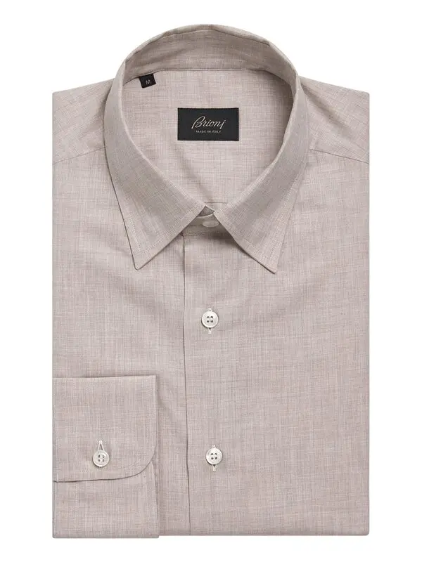 Brioni Cotton Shirt - Ivory