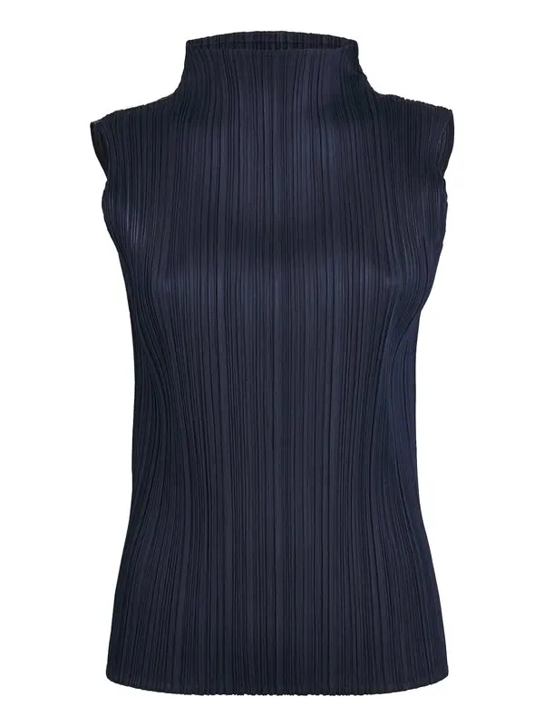 Issey Miyake Sleeveless Top - Navy