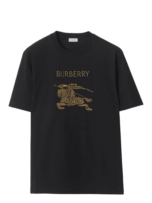 Burberry Cotton Ekd Slim T-shirt - Black