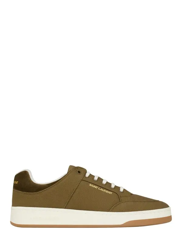 Saint Laurent Leather Sl/61 Low-top Sneakers - Green