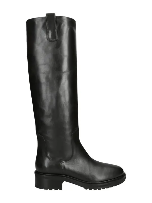 AeydĒ Leather Knee-high Boots - Black