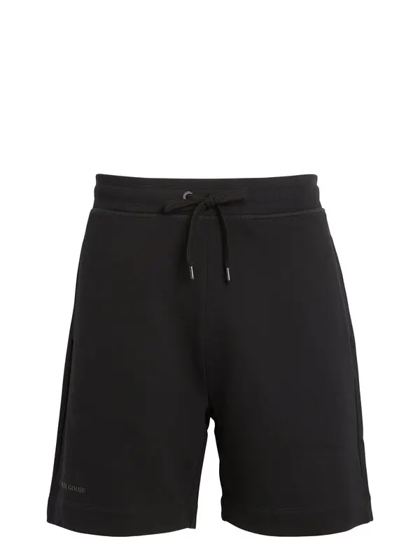 Canada Goose Cotton Huron Sweatshorts - Black