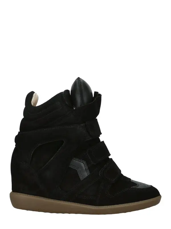Isabel Marant Bekett Suede Wedge Sneakers - Black