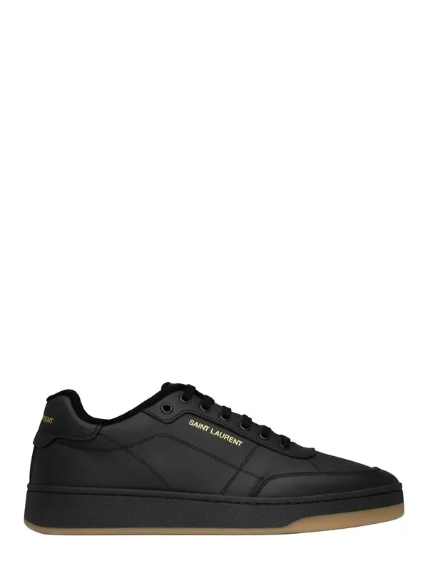 Saint Laurent Leather Sl/61 Sneakers - Black