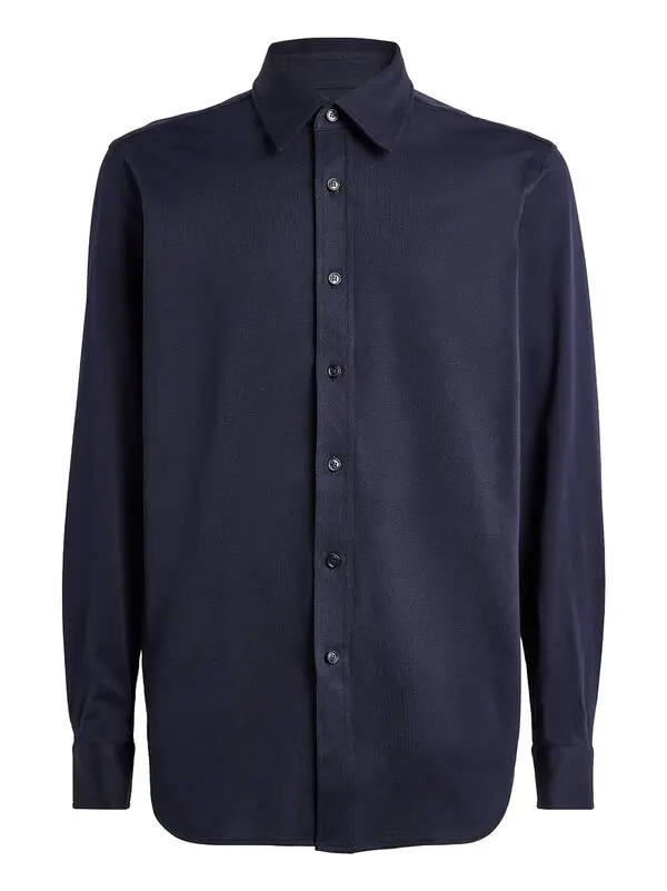 Brioni Cotton Shirt - Blue
