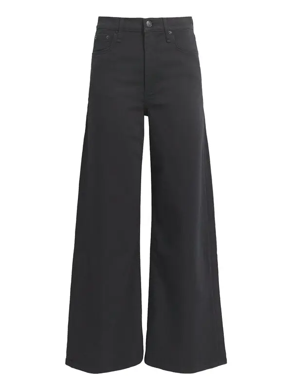 Rag & Bone Flexi Sofie High-rise Wide-leg Jeans - Black