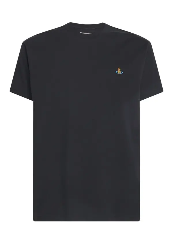 VIVIENNE WESTWOOD Organic Cotton Orb T-shirt - Black