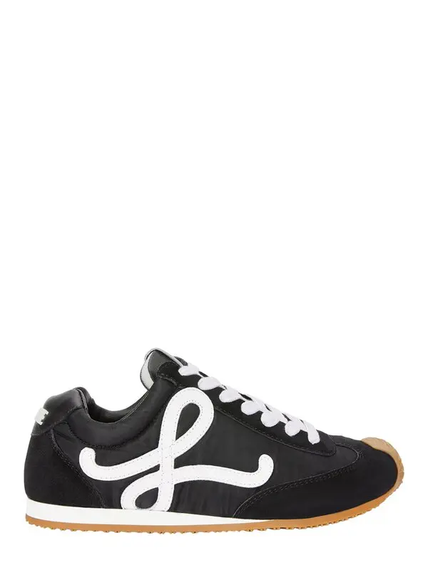 Loewe Leather Ballet Runner 2.0 Sneakers - Black
