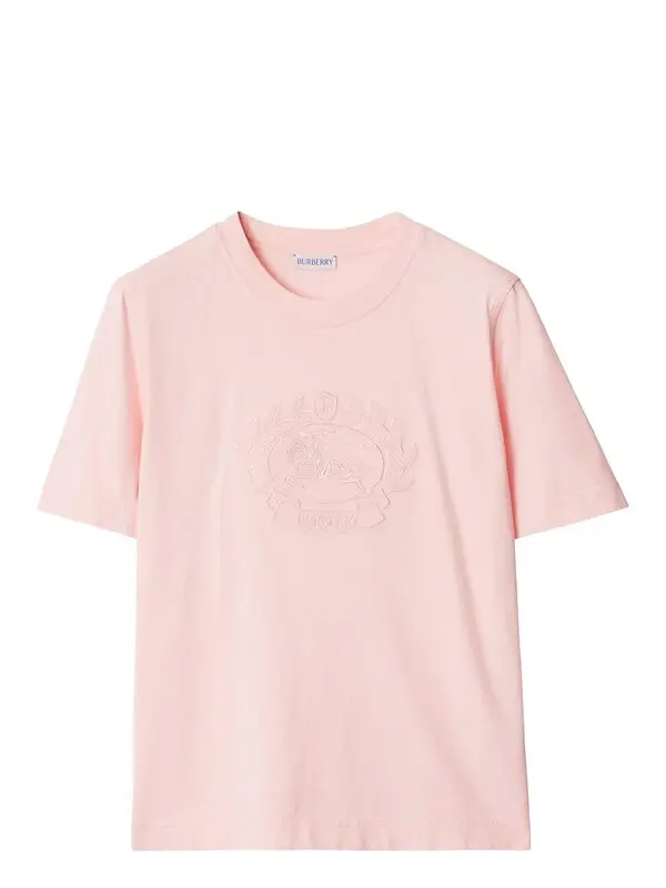 Burberry Cotton Ekd T-shirt - Pink