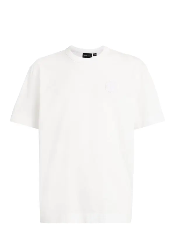 Canada Goose Cotton Gladstone Disk T-shirt - White