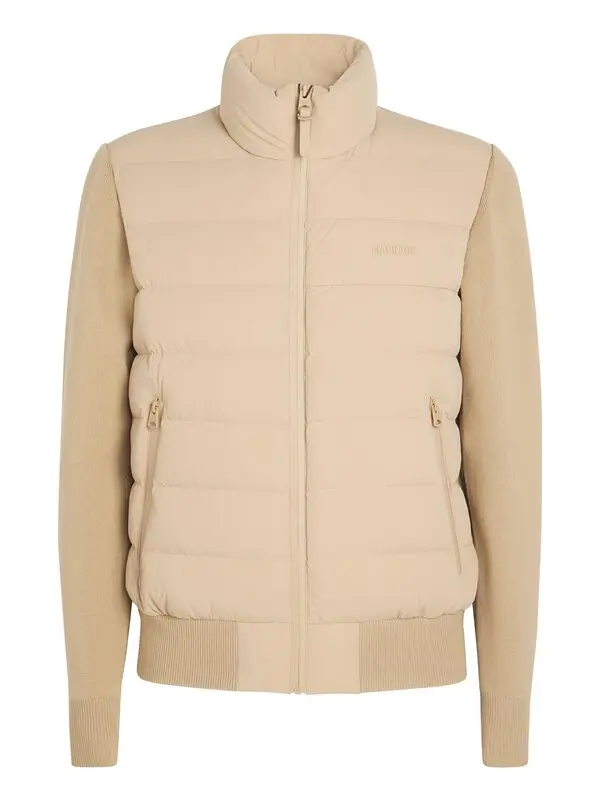 Mackage Haney-city Hybrid Down Jacket - Beige