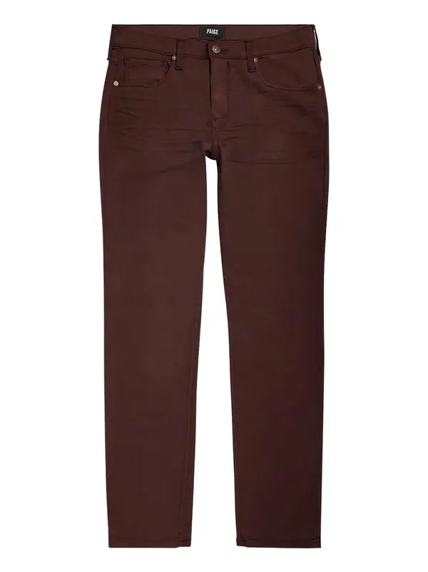 Paige Federal Slim-straight Jeans - Brown