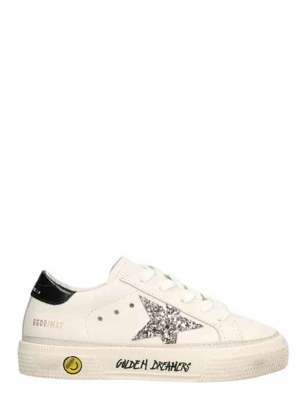GOLDEN GOOSE May Leather Sneakers - White