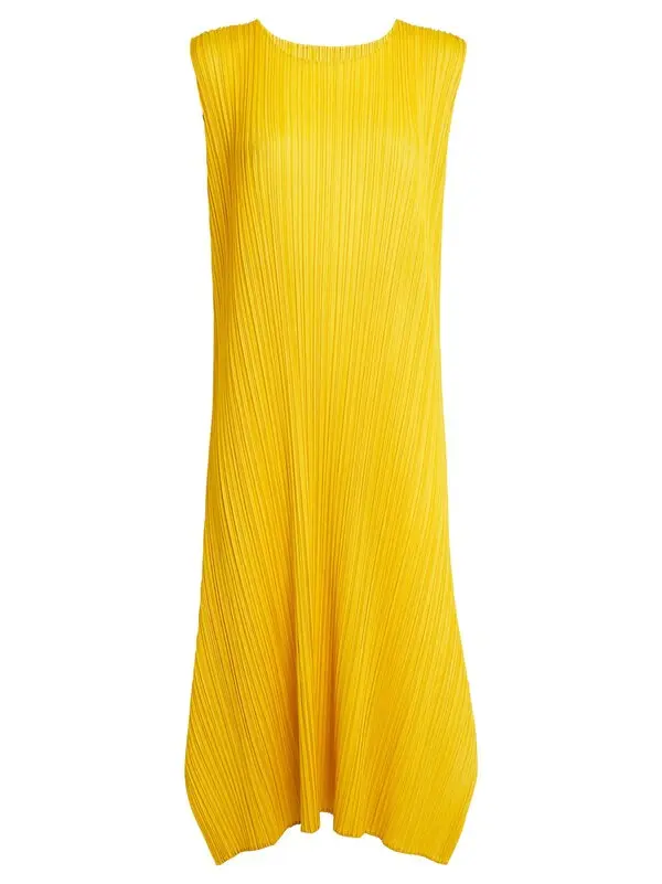 Issey Miyake Monthly Colors July Midi Dress - Yellow