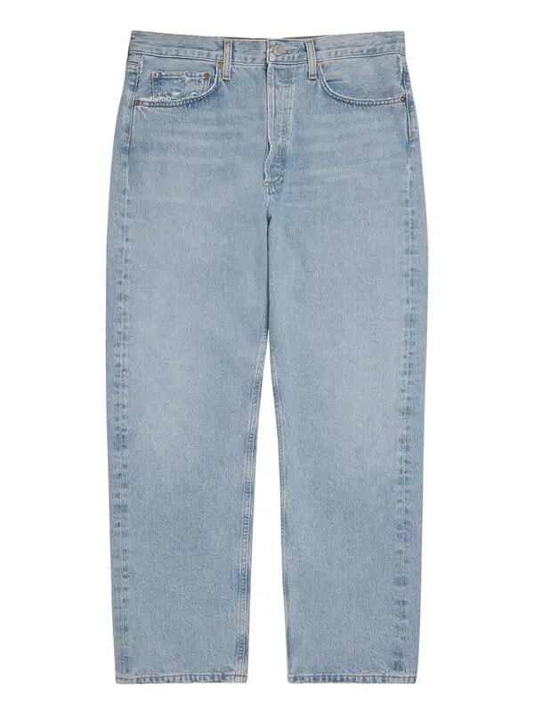 AGOLDE 90's Straight Organic Cotton Jeans - Blue