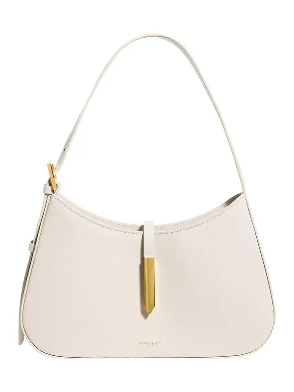 DEMELLIER Leather Tokyo Shoulder Bag - Ivory