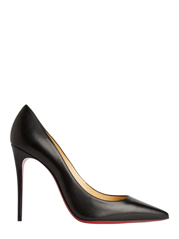 CHRISTIAN LOUBOUTIN Kate Nappa Leather Pumps 100 - Black