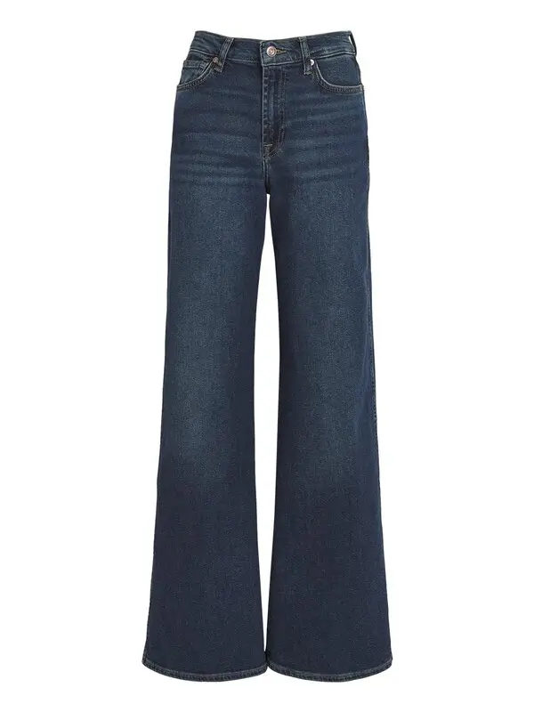 7 For All Mankind Luxe Vintage Lotta Flared Jeans - Blue