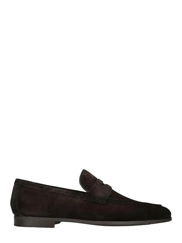 Magnanni Suede Diezma Loafers - Brown