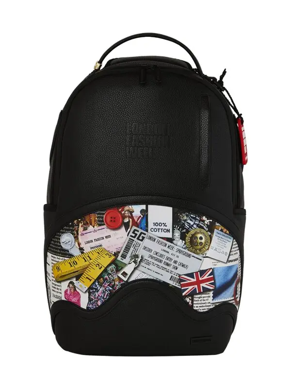 SPRAYGROUND X London Fashion Week Moodboard Montage Backpack - Black