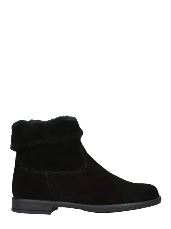 PAPOUELLI Suede Matilda Ankle Boots - Black