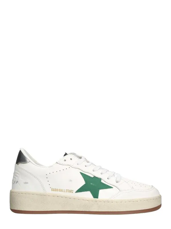 Golden Goose Leather Ball Star 2 Sneakers - White