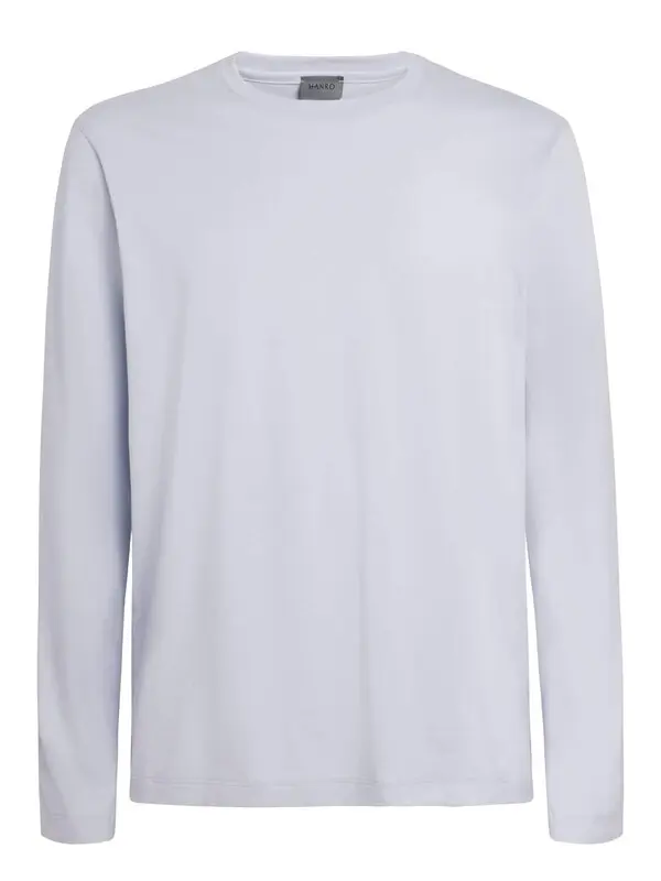 Hanro Cotton Living Long-sleeve T-shirt - White