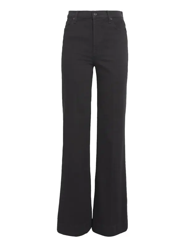 7 For All Mankind Modern Dojo Soho Flared Jeans - Black