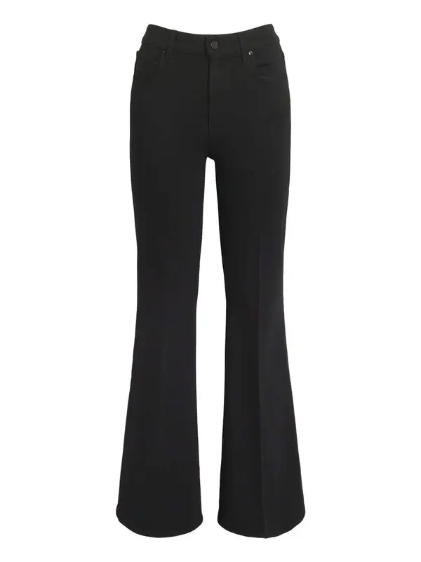 Paige Marlow Skimmer Flared Jeans - Black