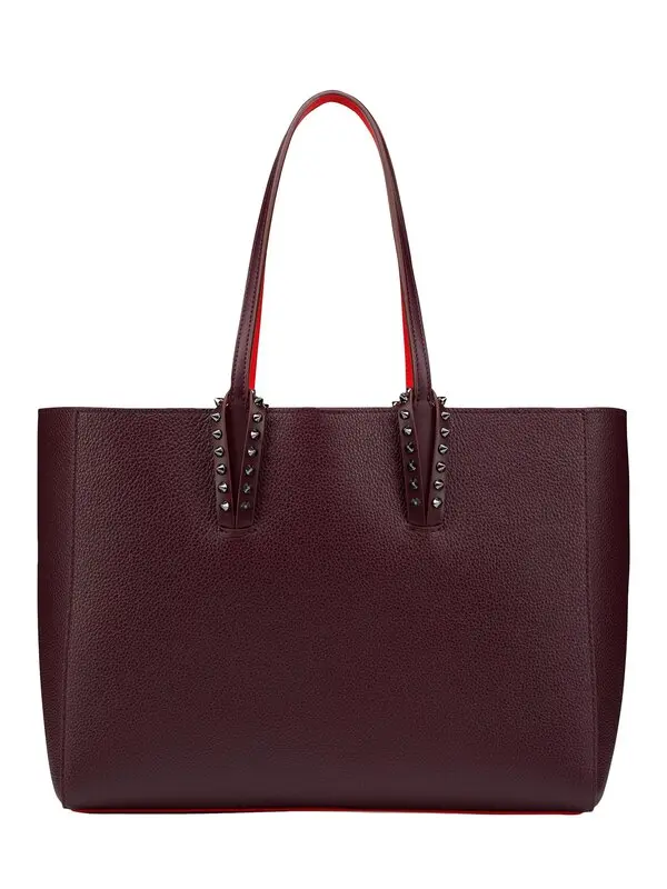 CHRISTIAN LOUBOUTIN Cabata Small Leather Tote - Red