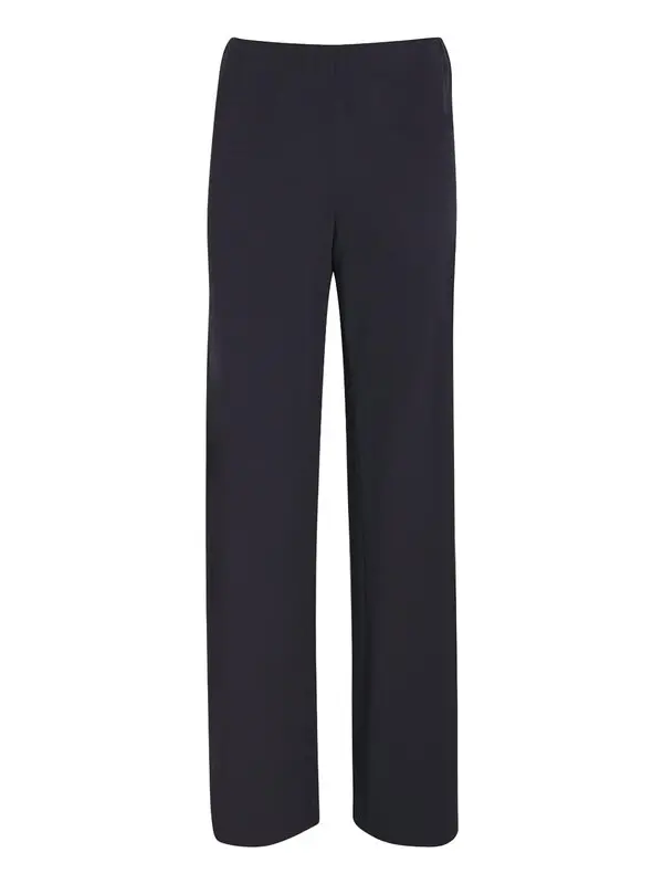 Vince Crepe High-waist Trousers - Navy