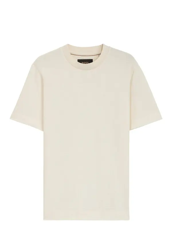 BOSS Cotton-silk T-shirt - White