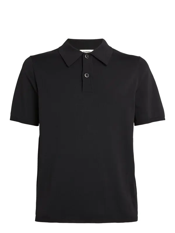 Sandro Polo Shirt - Black