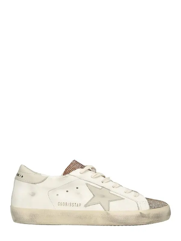 GOLDEN GOOSE Super-star Leather Sneakers - White