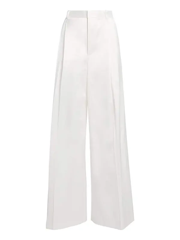 Polo Ralph Lauren Wide-leg Tailored Trousers - Ivory