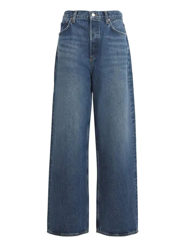 AGOLDE The Low-slung Baggy Jeans - Blue