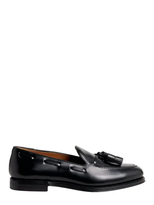 Polo Ralph Lauren Leather Tasselled Loafers - Black