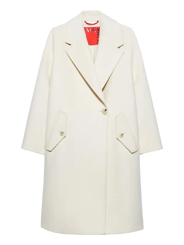Max & Co. Wool-cashmere Overcoat - White