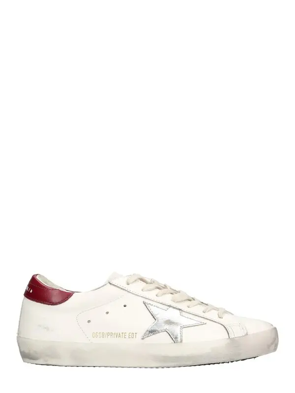 Golden Goose Super-star Leather Sneakers - White
