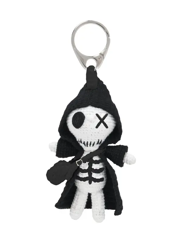 Alexander McQueen Knitted Doll Charm - Metallic