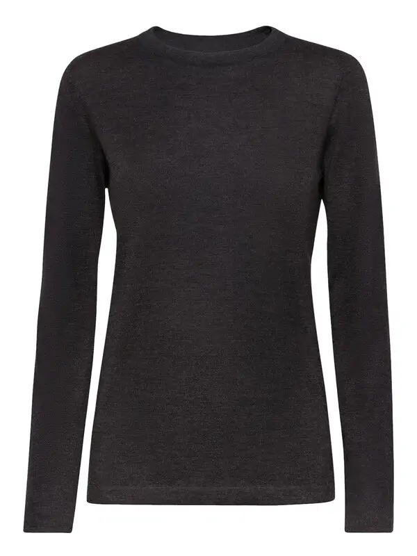 Brunello Cucinelli Cashmere-silk Sweater - Black