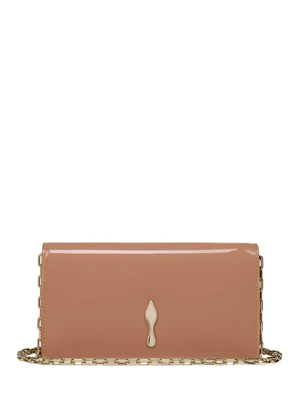 CHRISTIAN LOUBOUTIN Bettina Clutch Bag - Nude