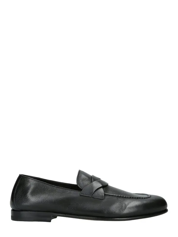 TOM FORD Leather Loafers - Black