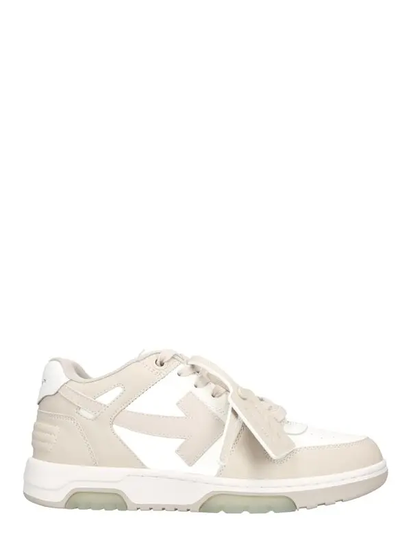 Off-White Out Of Office Leather Sneakers - Beige