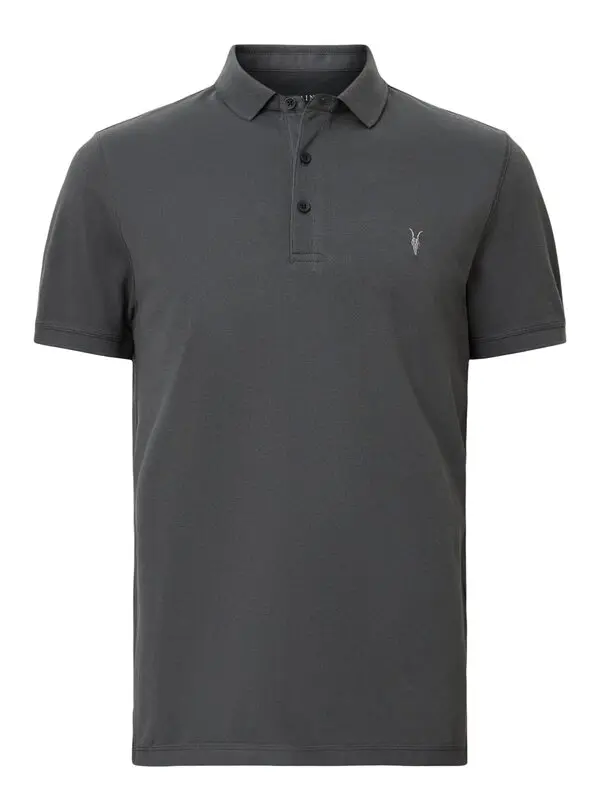 ALLSAINTS Organic Cotton Reform Polo Shirt - Grey