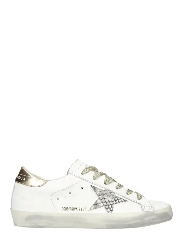 Golden Goose Super-star Leather Sneakers - White
