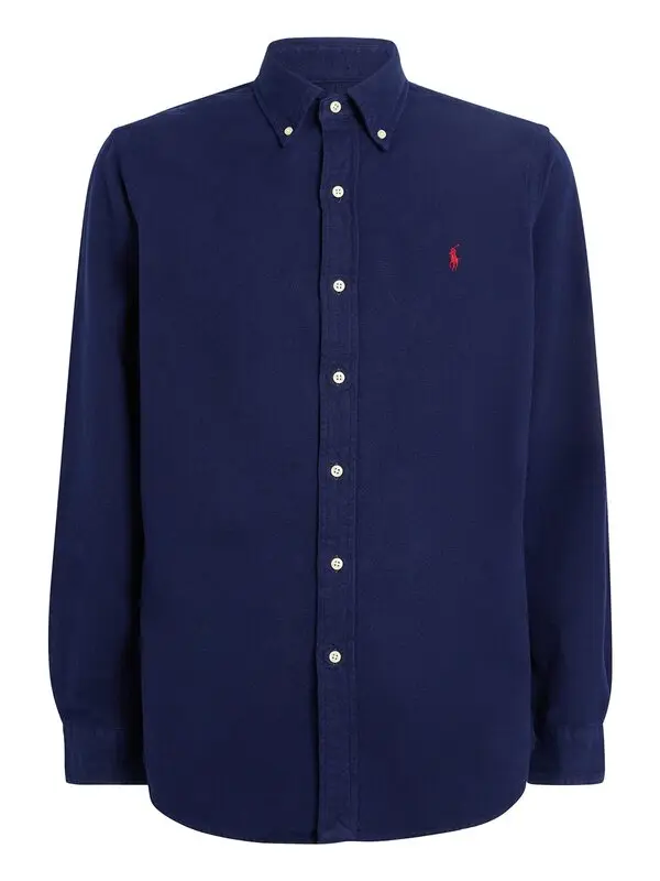 Polo Ralph Lauren Cotton Logo Shirt - Navy