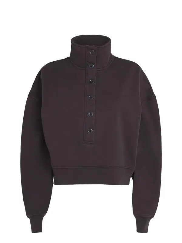 Citizens Of Humanity Cotton Funnel-neck Mirelle Sweatshirt - Brown
