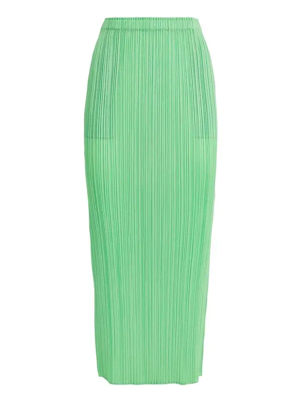 Issey Miyake Basics 4 Midi Skirt - Green