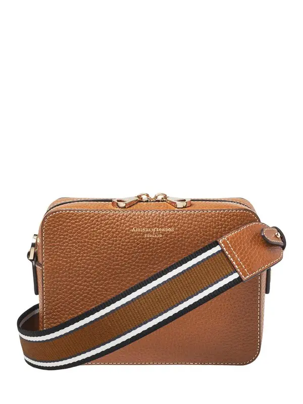 ASPINAL OF LONDON Leather Camera Bag - Brown